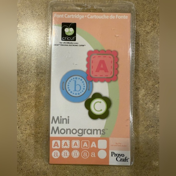 Cricut | Other | New Cricut Mini Monograms Cartridge 2908 Factory ...